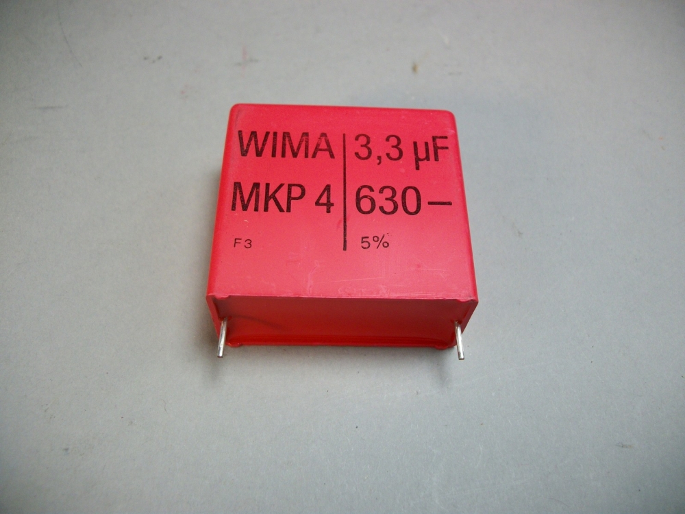 WIMA MKP 4 3.3UF 630V Tube Amp Audio MKP Caps (Lot Of 6 Pieces) - New ...