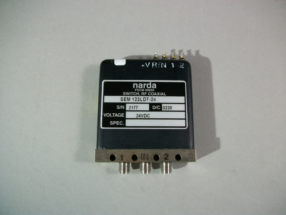 Narda SEM123LDT-24 Coaxial RF Switch - Used | Mavin the Webstore