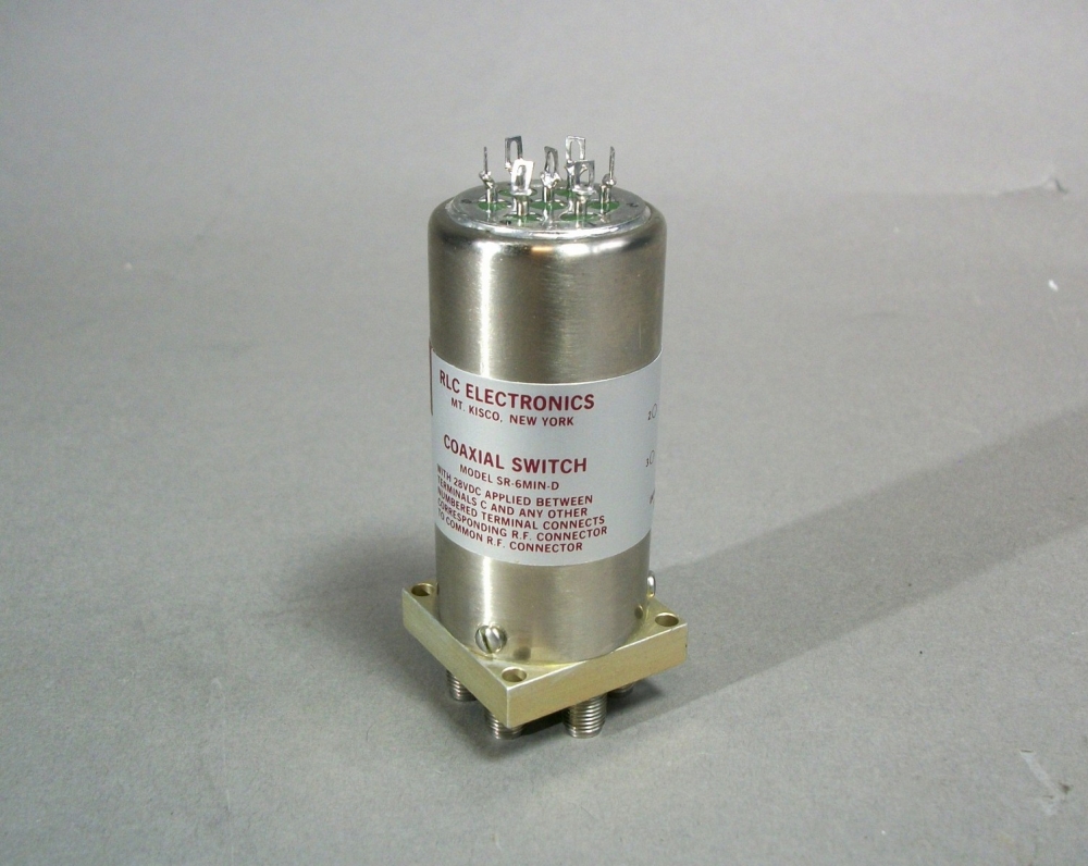 RLC Electronics SR-6MIN-D RF Coaxial Switch 28 VDC SMA(F) Coax - New ...
