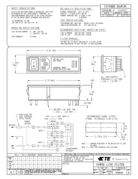 Corcom 6VM4SC AC Power Entry Module 6 AMP 100 to 250 VOLT AC | Mavin ...